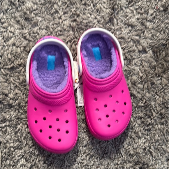 CROCS | Shoes | Crocs Pink And Purple Slippers Lightweight Perforated ...